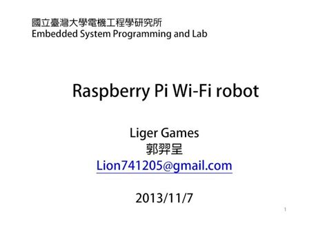 Pdf Raspberry Pi Wi Fi Robot Dokumentips
