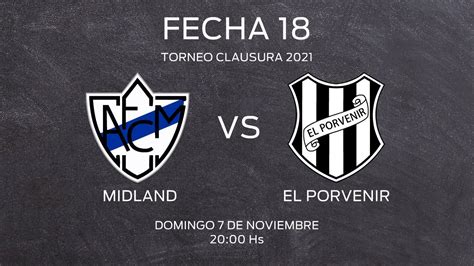 En Vivo Midland Vs El Porvenir Torneo Clausura Primera C Fecha Youtube