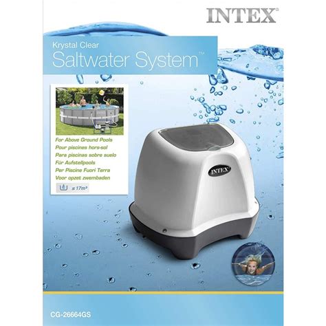 Clorinatore piscina Intex 26664 generatore salino di cloro antialghe