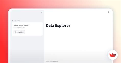 Data Explorer Streamlit