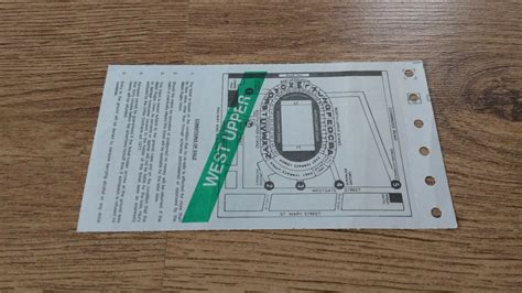 Neath Vs Pontypridd 1996 Swalec Cup Final Used Rugby Ticket