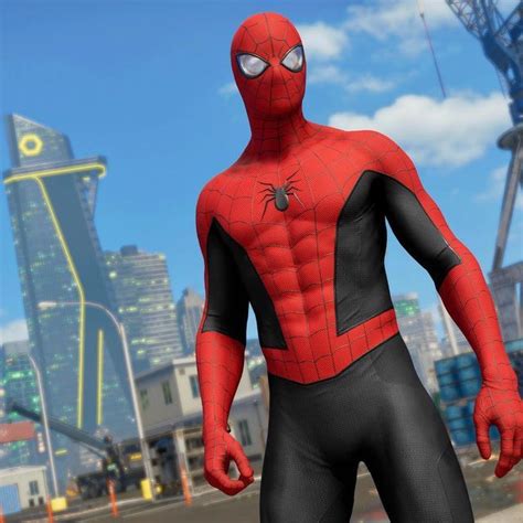 Black And Red Spiderman Suit