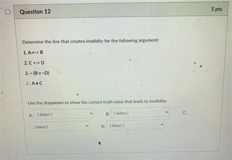 solved question 12 5 pts determine the line that creates