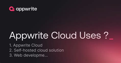 Appwrite Cloud Uses Threads Appwrite