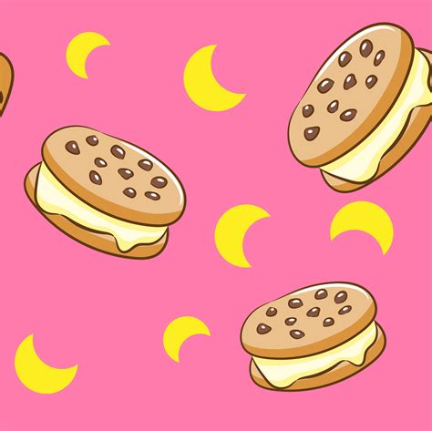 Cookie Pattern Seamless Background 20433835 Vector Art At Vecteezy