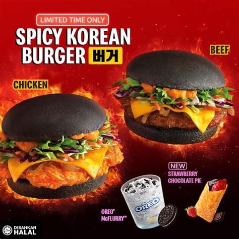 Mcdonalds Spicy Korean Burger Returns Try It Now With New Desserts