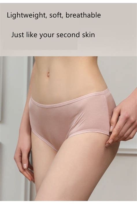 Women 100 Silk Panties Mid Waist Silk Panties How To Look Pretty