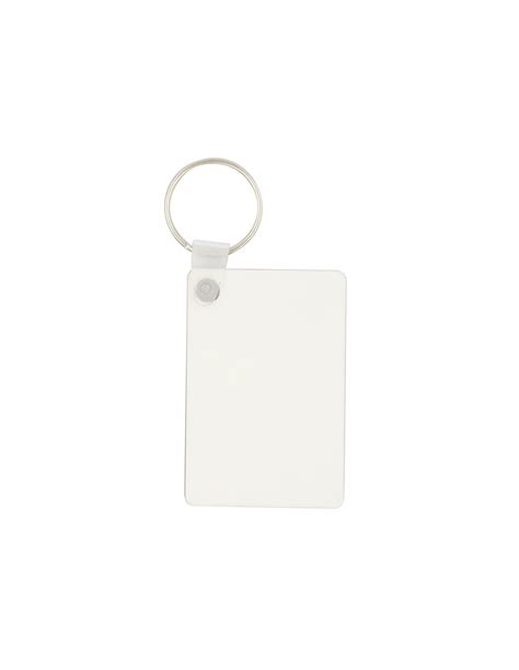 Llavero MDF Rectangular Sublimacion Doble Cara