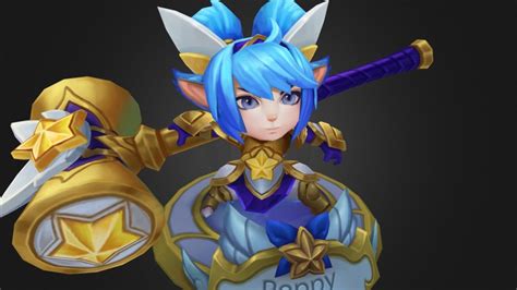 Star Guardian Poppy 3d Model By Codybunt Fe68f1e Sketchfab