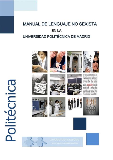 Pdf Manual De Lenguaje No Sexista Aula 31 · Con La Elaboración De Este Manual Tanto