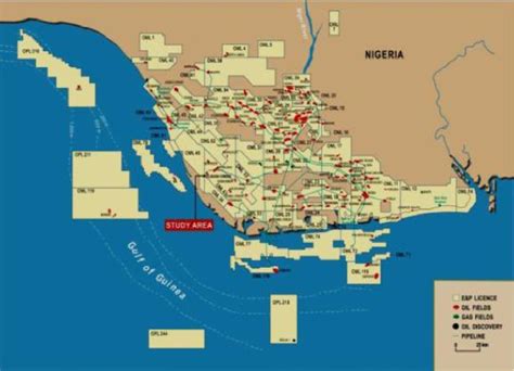 Concession Map Of Niger Delta Showing The Study Area The Fob Field