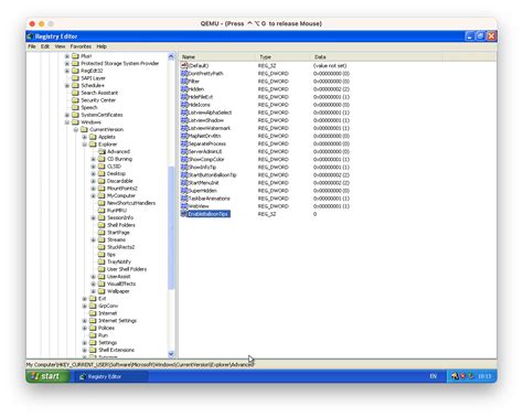 Disabling Windows XP Ballon Tips Chrisrcook Com