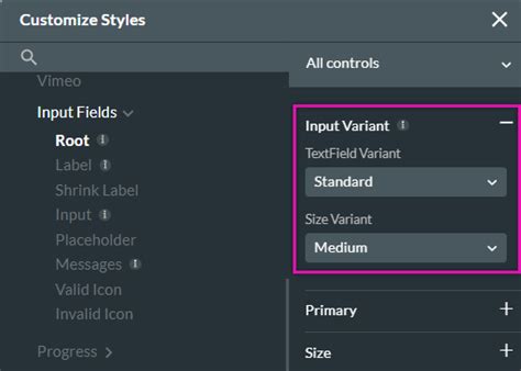 Input Fields Style Basic Elements TITAN Academy