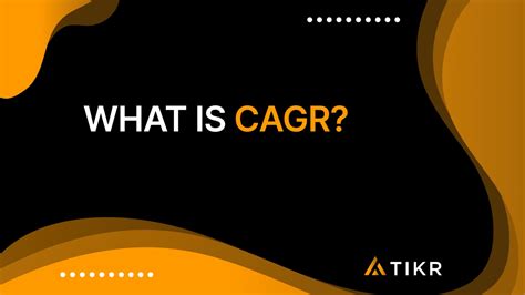 Compound Annual Growth Rate Cagr Formula And What It Means