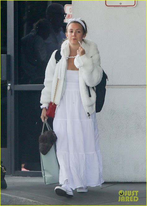 Billie Lourd And Husband Austen Rydell Return Home To La After Cabo