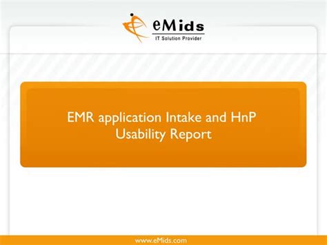 clinical application usability analysis report ppt