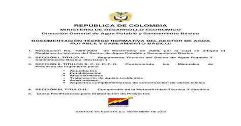 Reglamento Técnico Del Sector Semsa Esp · Guillermo Espitia