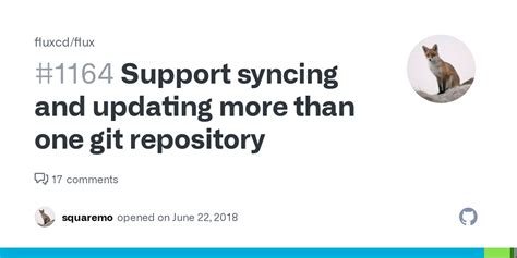 Support Syncing And Updating More Than One Git Repository · Issue 1164