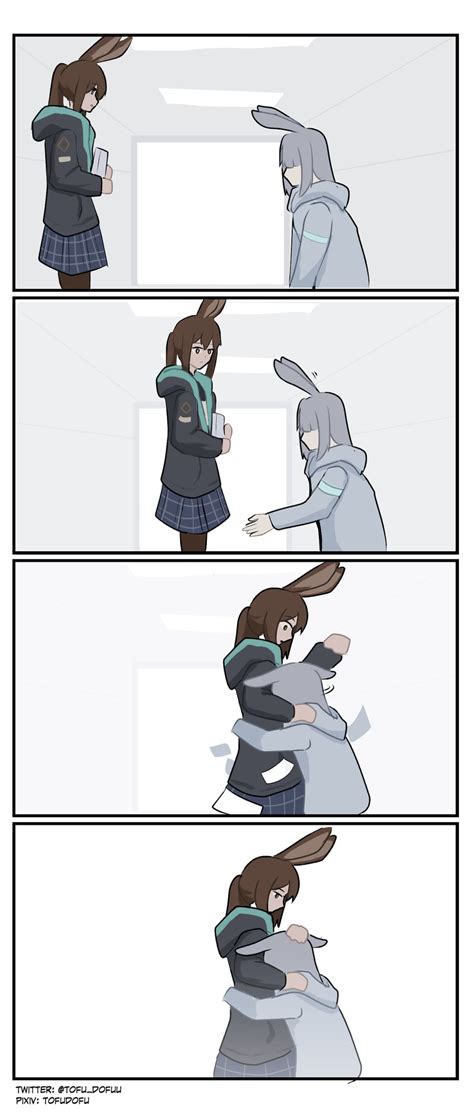 Amiya And Frostnova Arknights Drawn By Tofudofu Danbooru