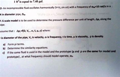 1 Ft3 Is Equal To 748 Gal 2 An Incompressible Fluid Oscillates 1 Ft3 Is Equal To 748 Gal 2 An Incompressible Fluid Oscillates