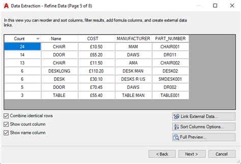 Create A Bill Of Material Report Using AutoCAD Man And Machine