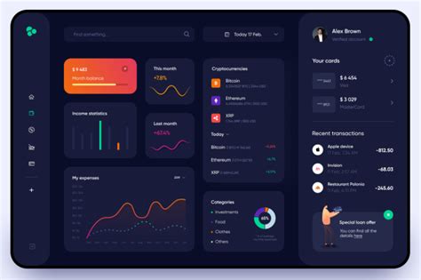 Dashboard Ui Design Mobile App Warfield Pasters