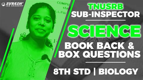 TNUSRB SUB INSPECTOR SCIENCE BOOK BACK BOX QUESTIONS 8TH 2ND