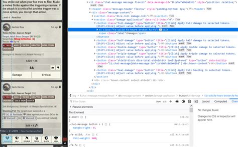 Bug Applying Roll Result To Token Causes Chat Message Is Not A Valid