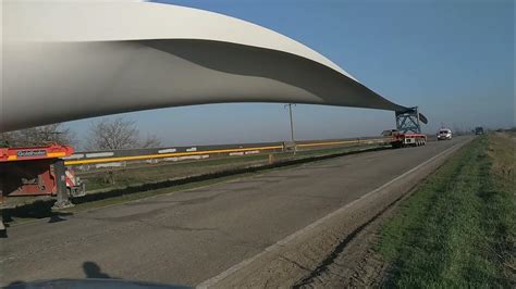 Как перевозят лопасти ветрогенераторов Youtube