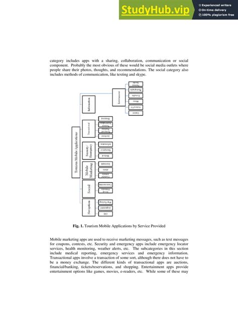 A Taxonomy Of Mobile Applications In Tourism Pdf