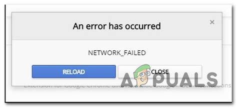 Fix Google Chrome Web Store NETWORK FAILED