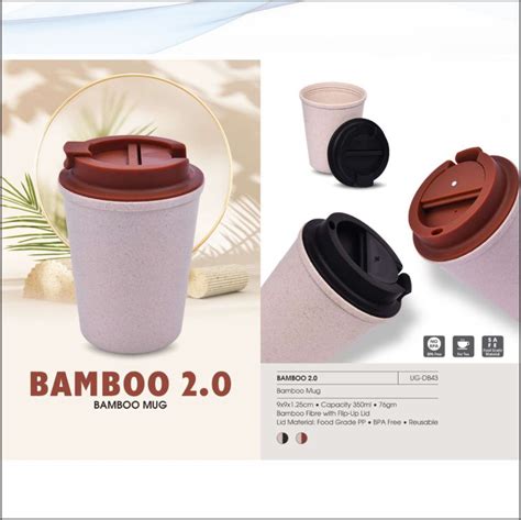 Eco Friendly Bamboo Fiber Mug 350 Ml Newgenn India