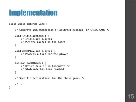 Presentation On Template Method Design Pattern Pptx