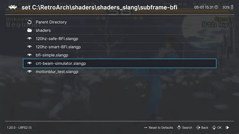 Retroarch First Program To Support Blurbusters Crt Beam Racing Simulator Shader Libretro
