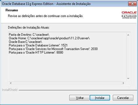 Instalando O Oracle Express Edition Nets Nuts
