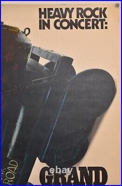 GRAND FUNK RAILROAD Concert Poster German Tour 1971 GUNTHER KIESER
