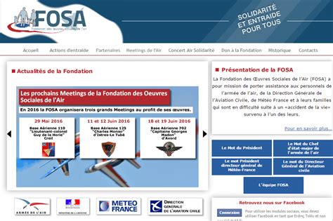 FOSA LA FONDATION DES ŒUVRES SOCIALES DE LAIR VOLETS fr