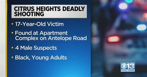 Male Shot And Killed In Citrus Heights Altercation Identified Cbs