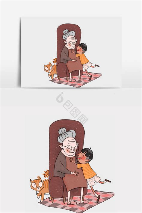 祖孙图片 包图网