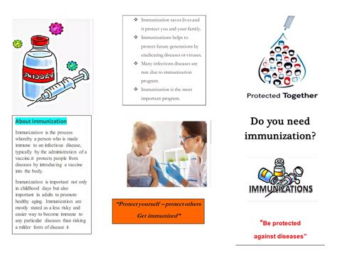 Brochure On Immunizationdocx