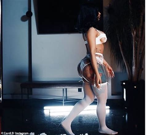 Cardi B Shares A Snap From Her Press Music Video While Calling Out Her Fake Body Haters
