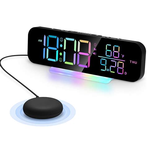 Vibrating Clock With Super Loud Alarm And Bed Shaking Vibrator Various