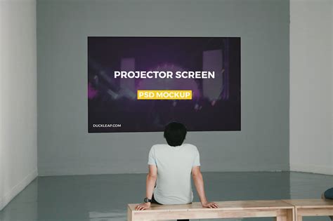 Projector Screen Mockup
