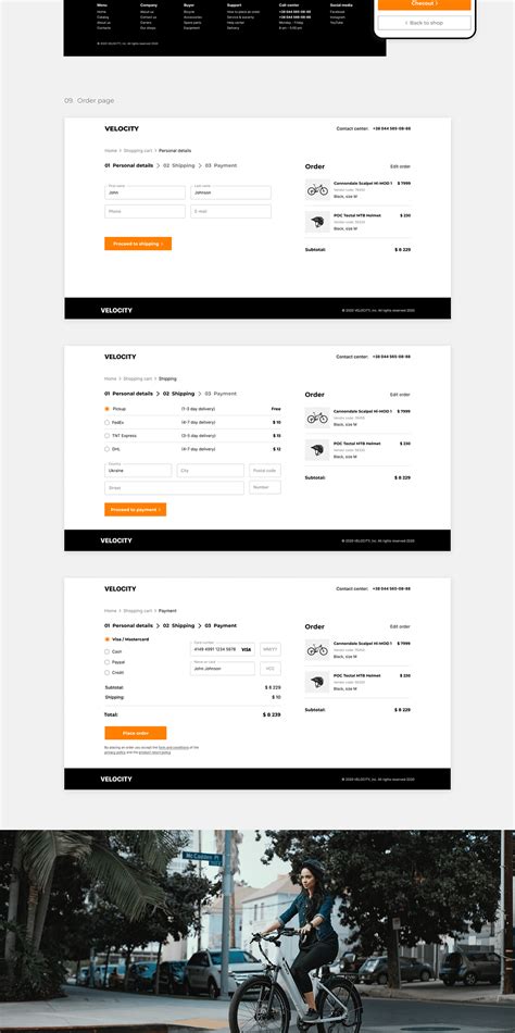 Bicycle E Commerce Website Concept On Behance