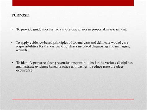 Pressure Ulcer Assessment Prevention And Reporting Pptx