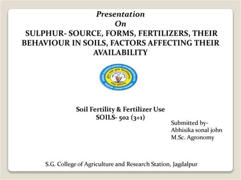 Methods Of Fertilizer Application Ppt