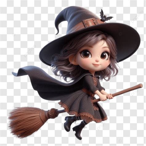 A Witch Flying Over Broom Witch Flying Over Broom Witch Flying On