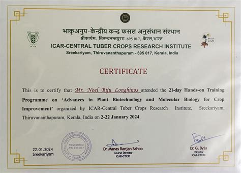 Noel Biju Longhinos On Linkedin Attended 21 Day Hands On Training