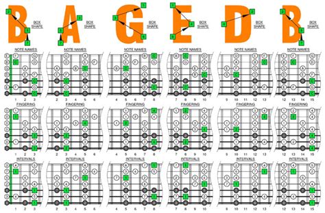 7 String Guitar Chord Chart