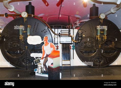 Victorian Coal Powered Boilers In The Engine Rooms Of Tower Bridge